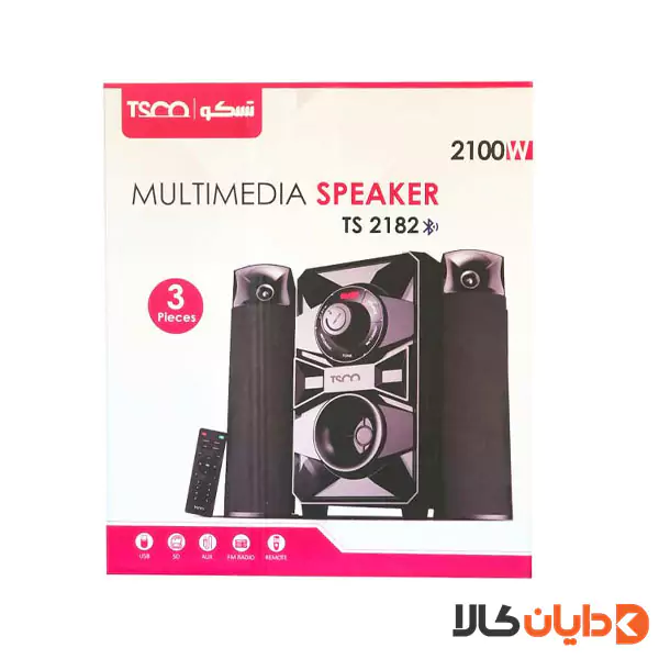خرید اسپیکر تسکو TSCO مدل TS 2182 طراحی جذاب و کیفیت ساخت بالا